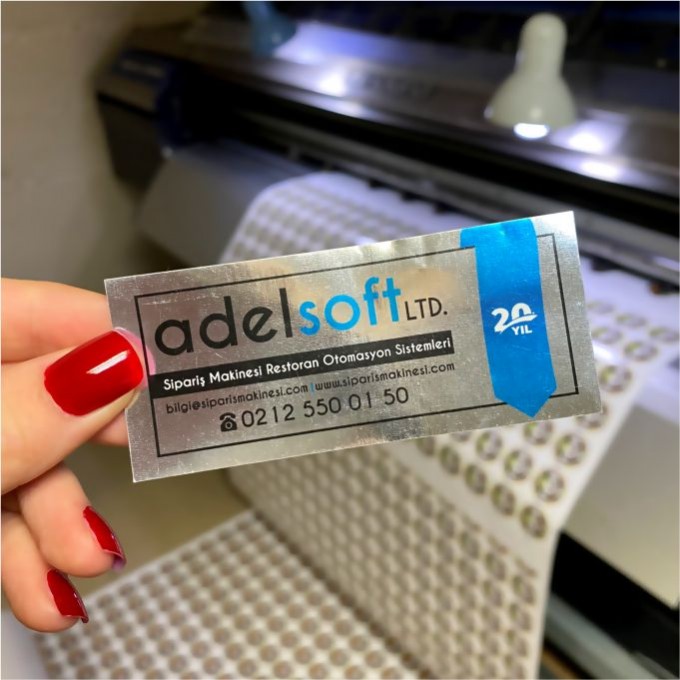 Ofset Baskılar - Metalize Etiket / Sticker Baskı
