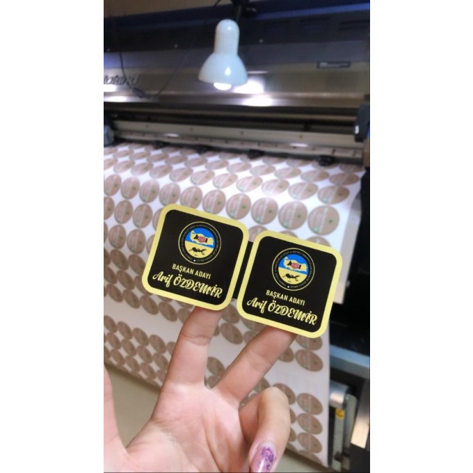 Folyo Sticker Baskı / Etiket Baskı
